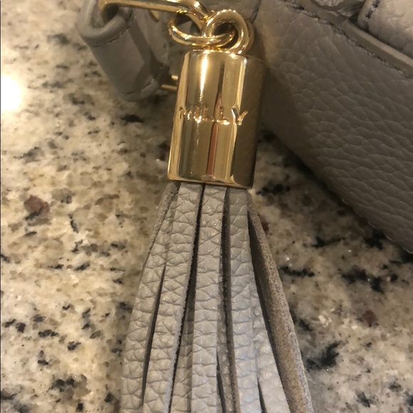 Milly | Bags | Milly Grey Crossbody With Ruffle Detail | Poshmark